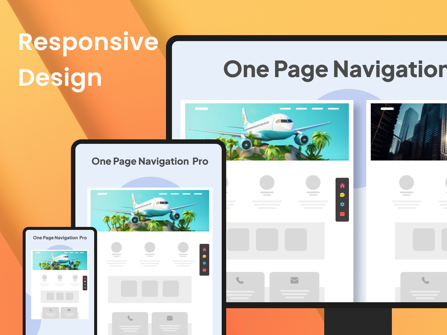 Streamline navigation with smooth scrolling, perfect for landing pages and portfolios, all in ...
